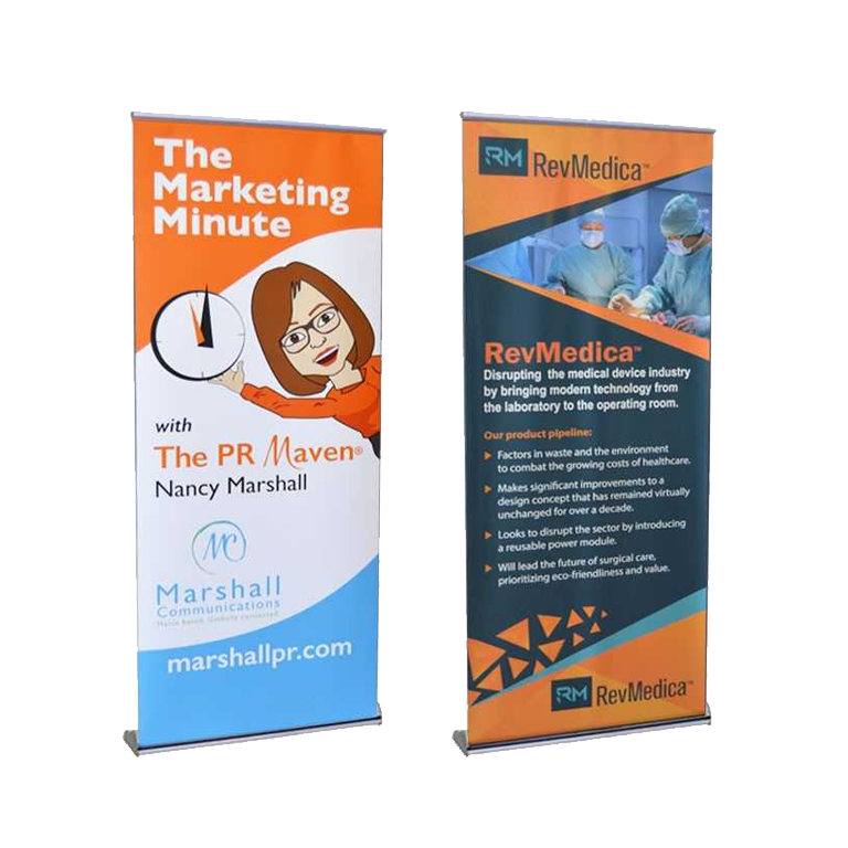 Retractable & Roll Up Banner Stands | Affordable Exhibit Displays ...